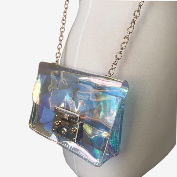 Bags | Holo Pvc Bag | Poshmark